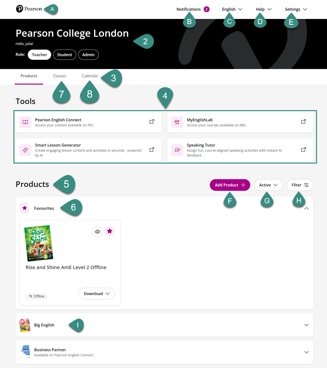 Pearson English Portal