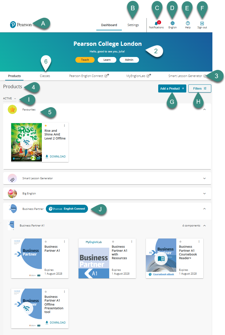 Pearson English Portal